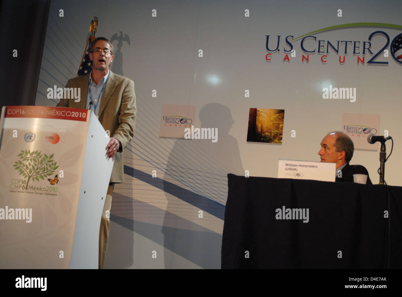 Dr. Paustian Addresses the U.S. Center Stock Photo - Alamy