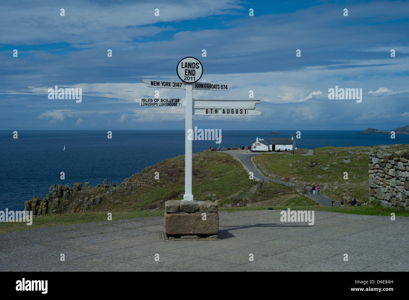 Lands end sign hi-res stock photography and images - Alamy