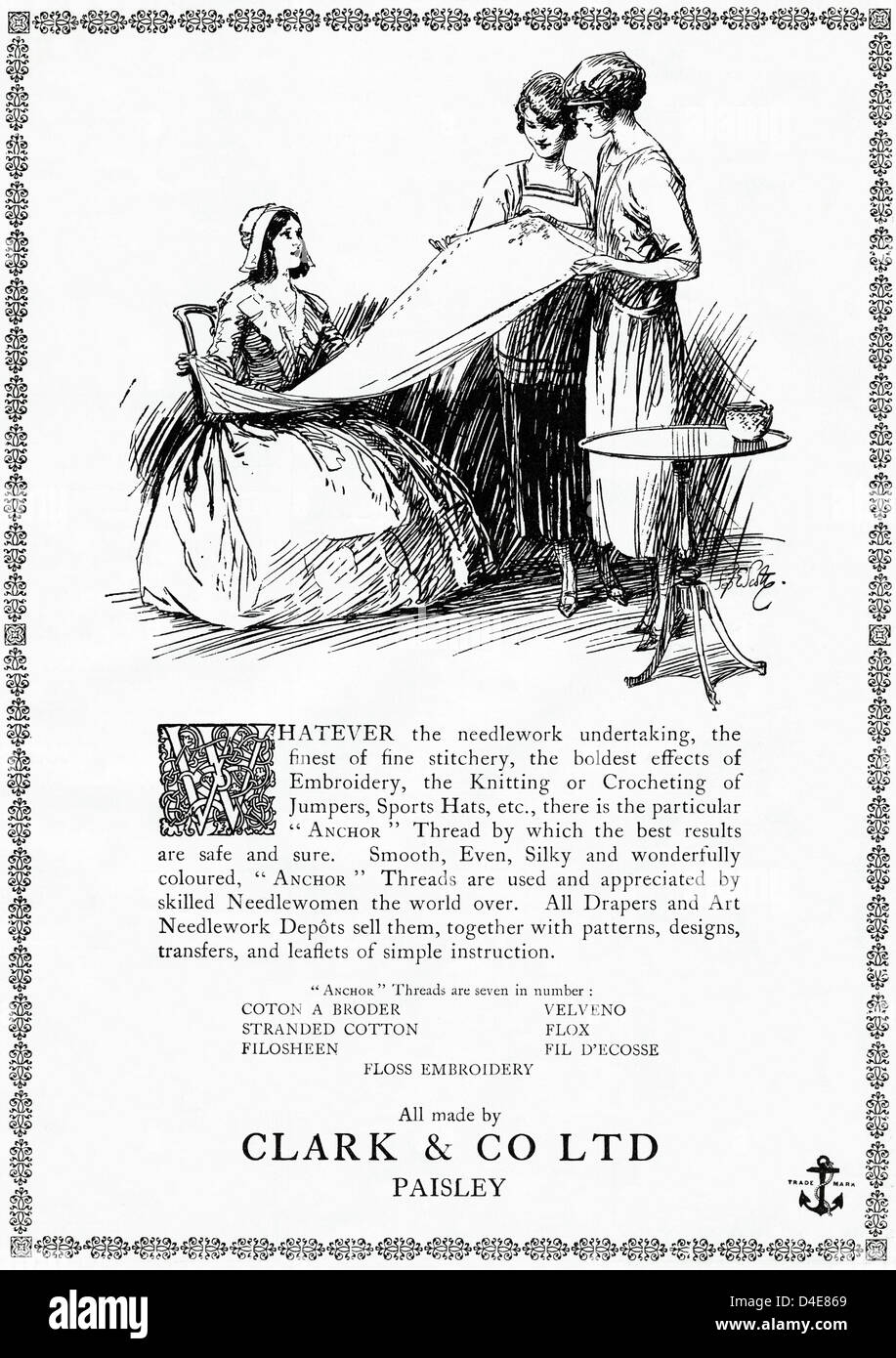 Original 1920s era vintage advertisement print from English magazine ...