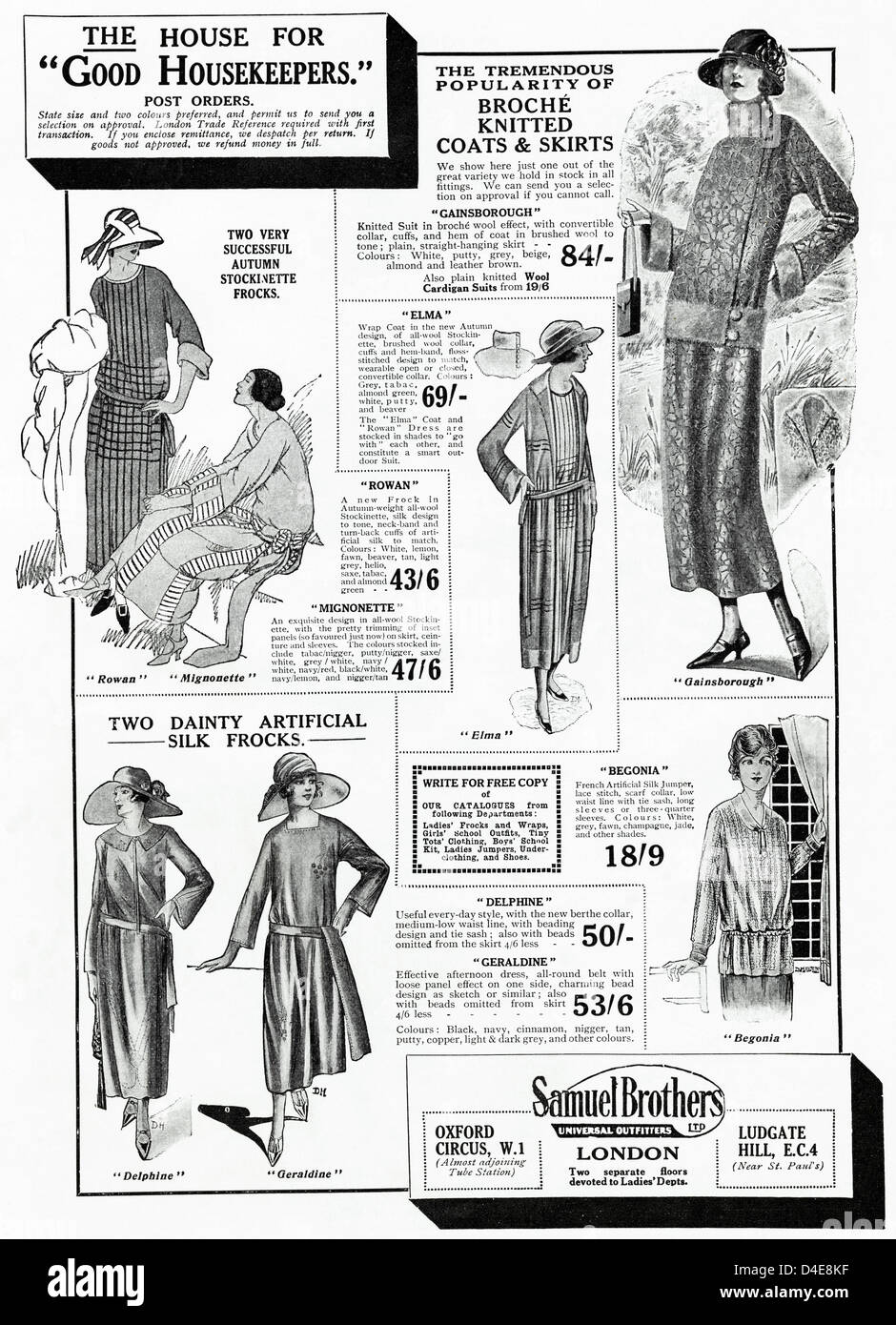 Original 1920s era vintage advertisement print from English magazine ...