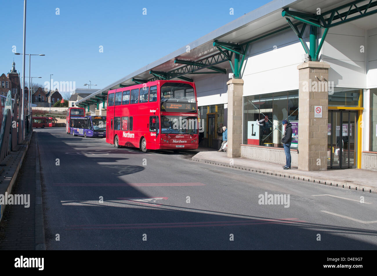 Gateshead Bus Station and Metro Interchange north east England UK Stock ...