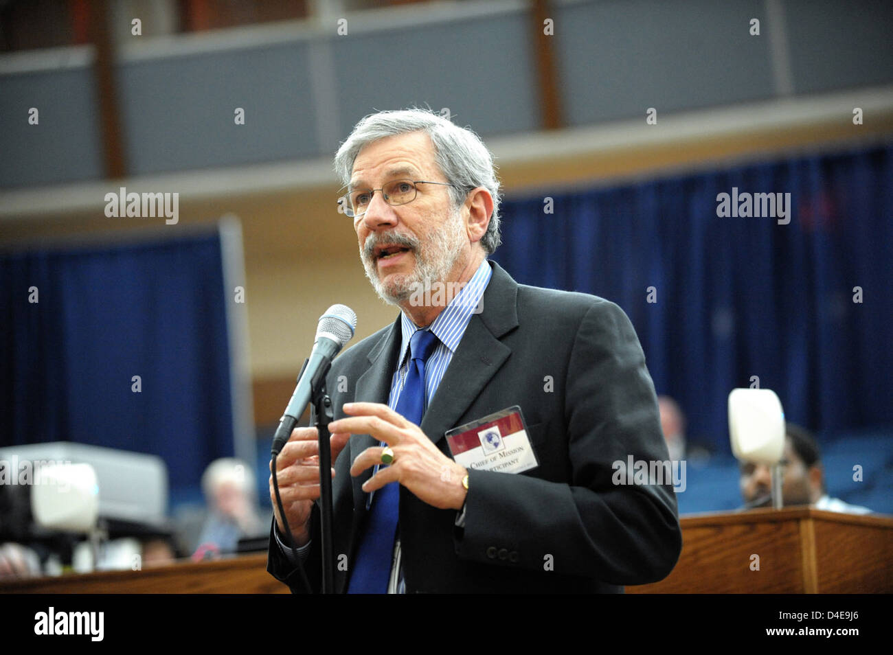 An Ambassador Poses a Question Stock Photo - Alamy