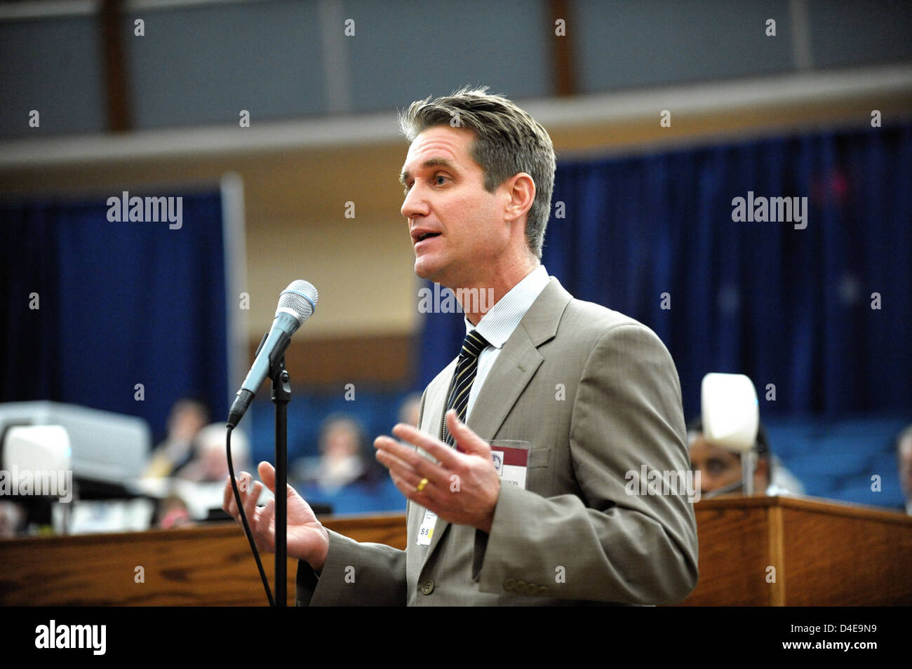 An Ambassador Poses a Question Stock Photo - Alamy