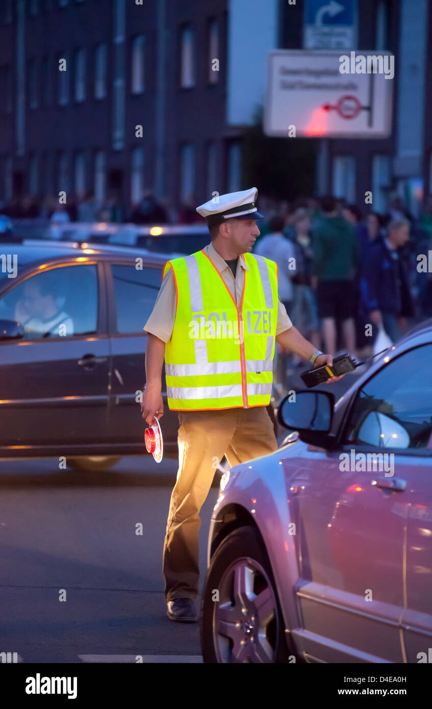 Muenster, Germany, police used at football matches Stock Photo - Alamy