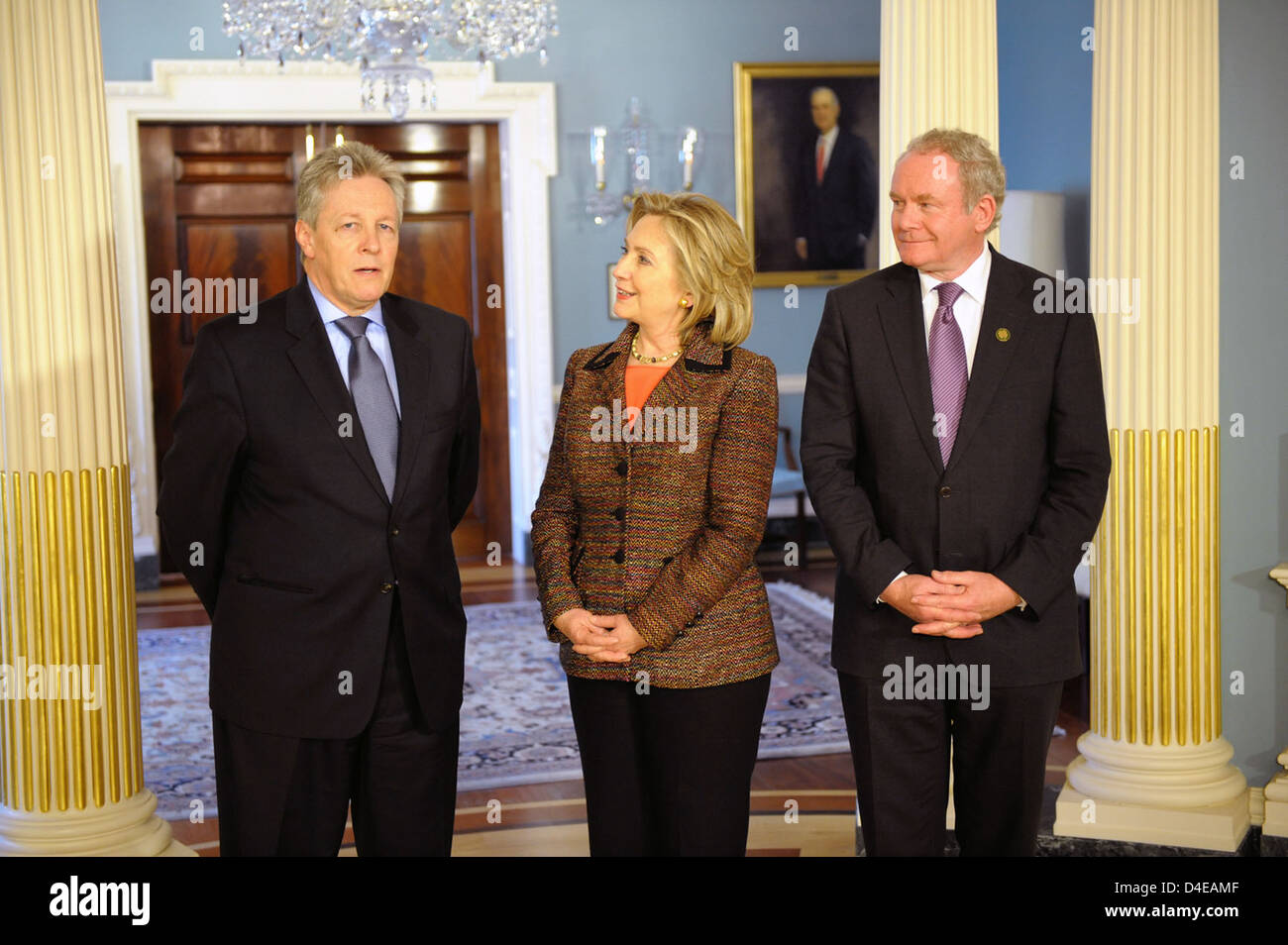 Secretary Clinton Speaks With First Minister Robinson and Deputy First ...