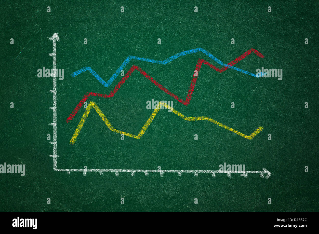 Positive chart rising graph hi-res stock photography and images - Alamy