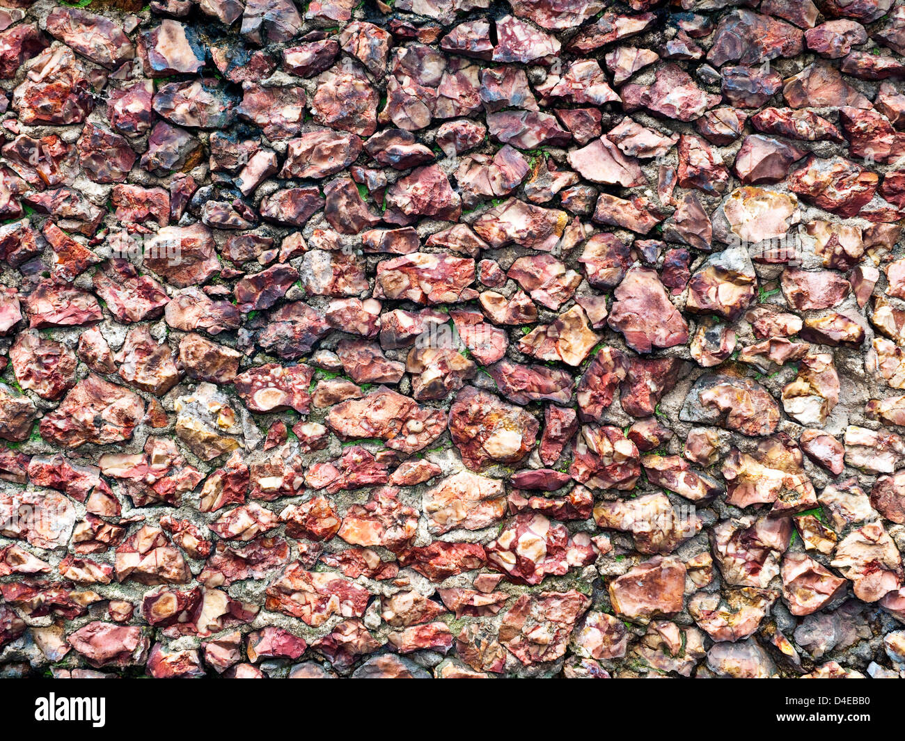 Random stone wall detail - France Stock Photo - Alamy