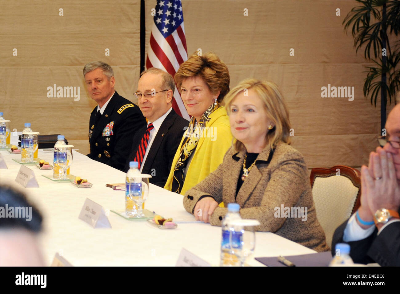 Secretary Clinton, Ambassador Stephens and Others Listen to Republic of ...