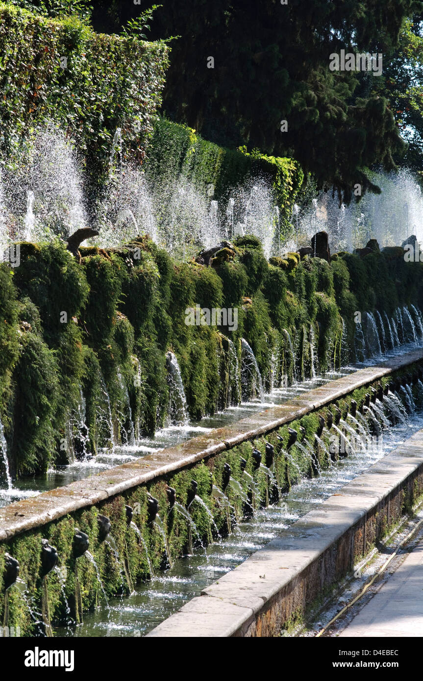 Hundred fountains tivoli hi-res stock photography and images - Alamy