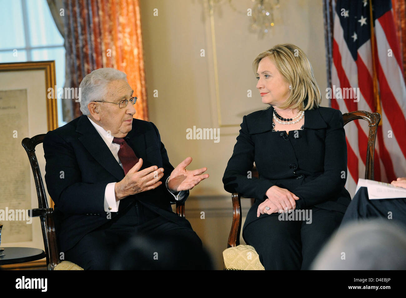 Secretary Clinton and Former Secretary Kissinger Film "Conversations on ...
