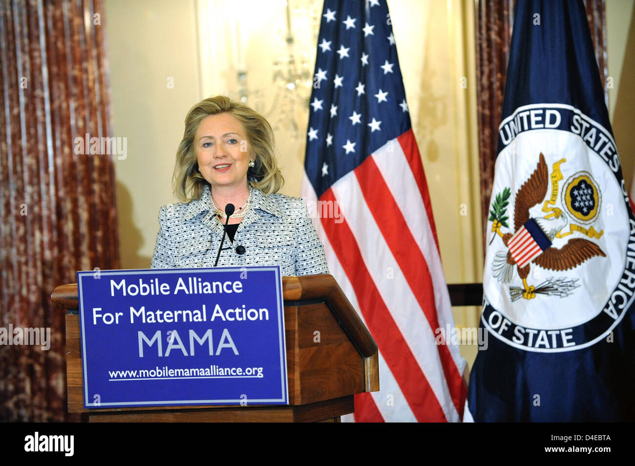 Secretary Clinton Unveils the Mobile Alliance for Maternal Action ...