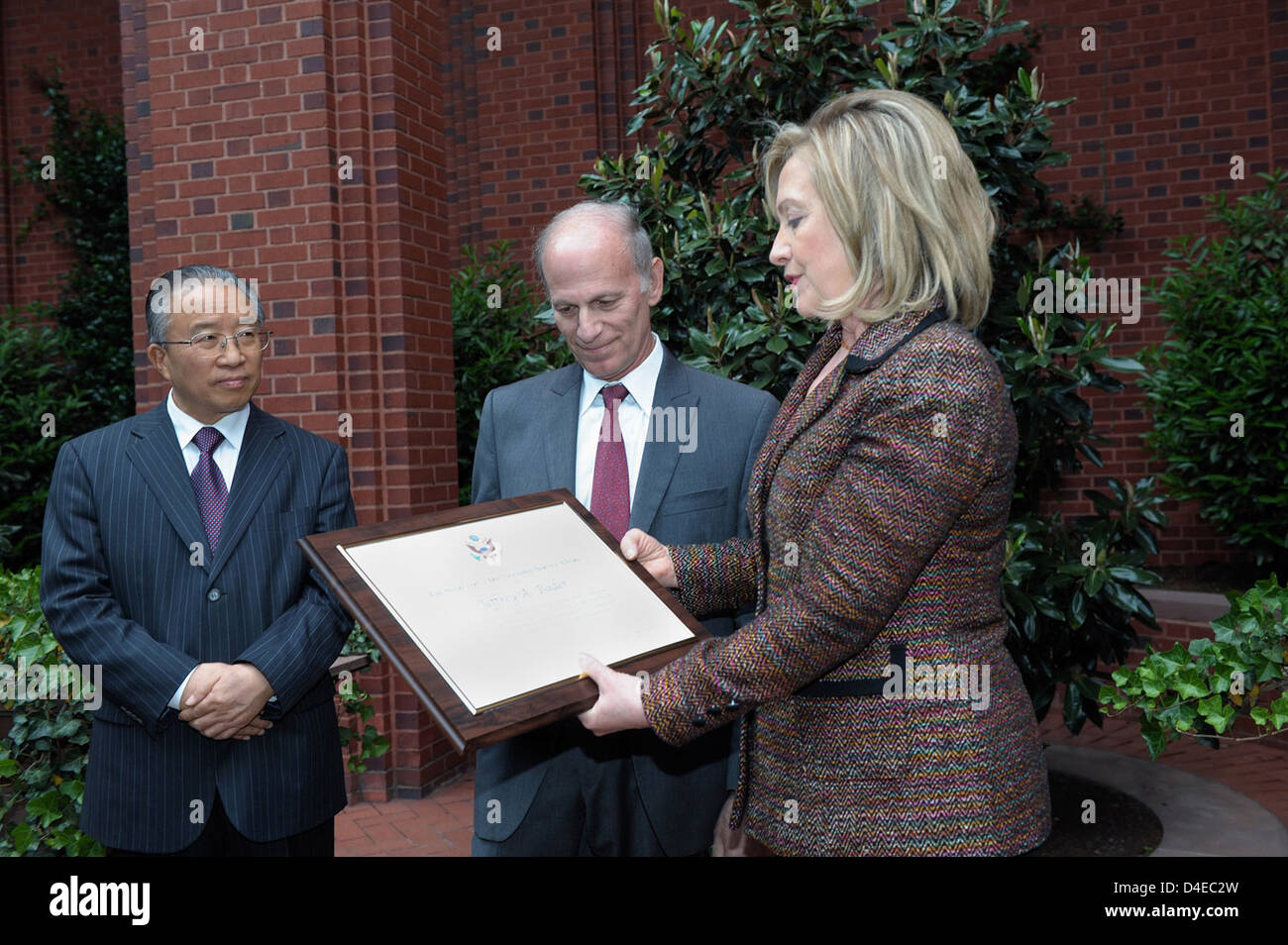 Secretary Clinton and Chinese State Councilor Dai Bingguo Present ...