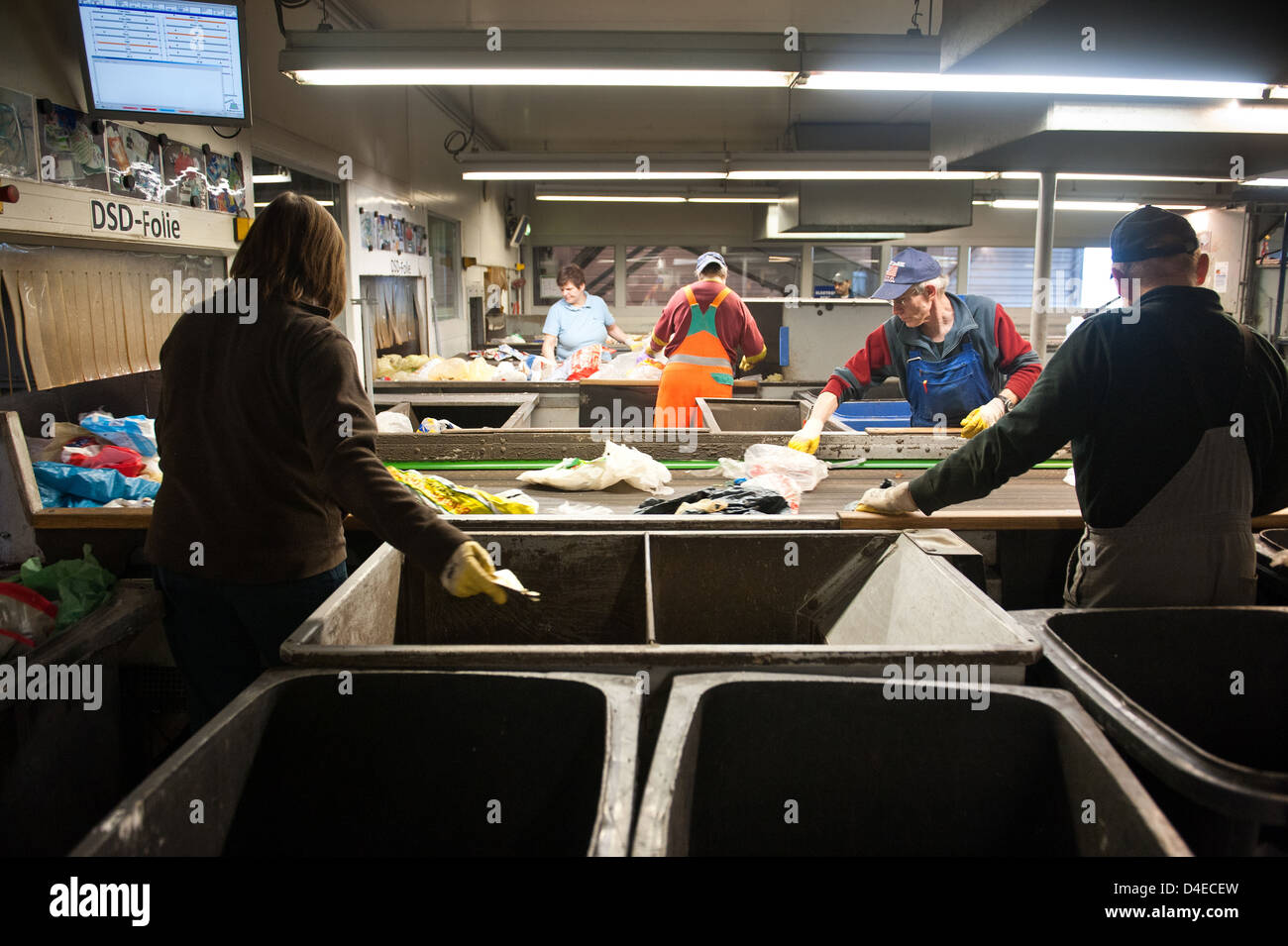 Berlin, Germany, GmbH on the recycling of Alba recycling Stock Photo ...