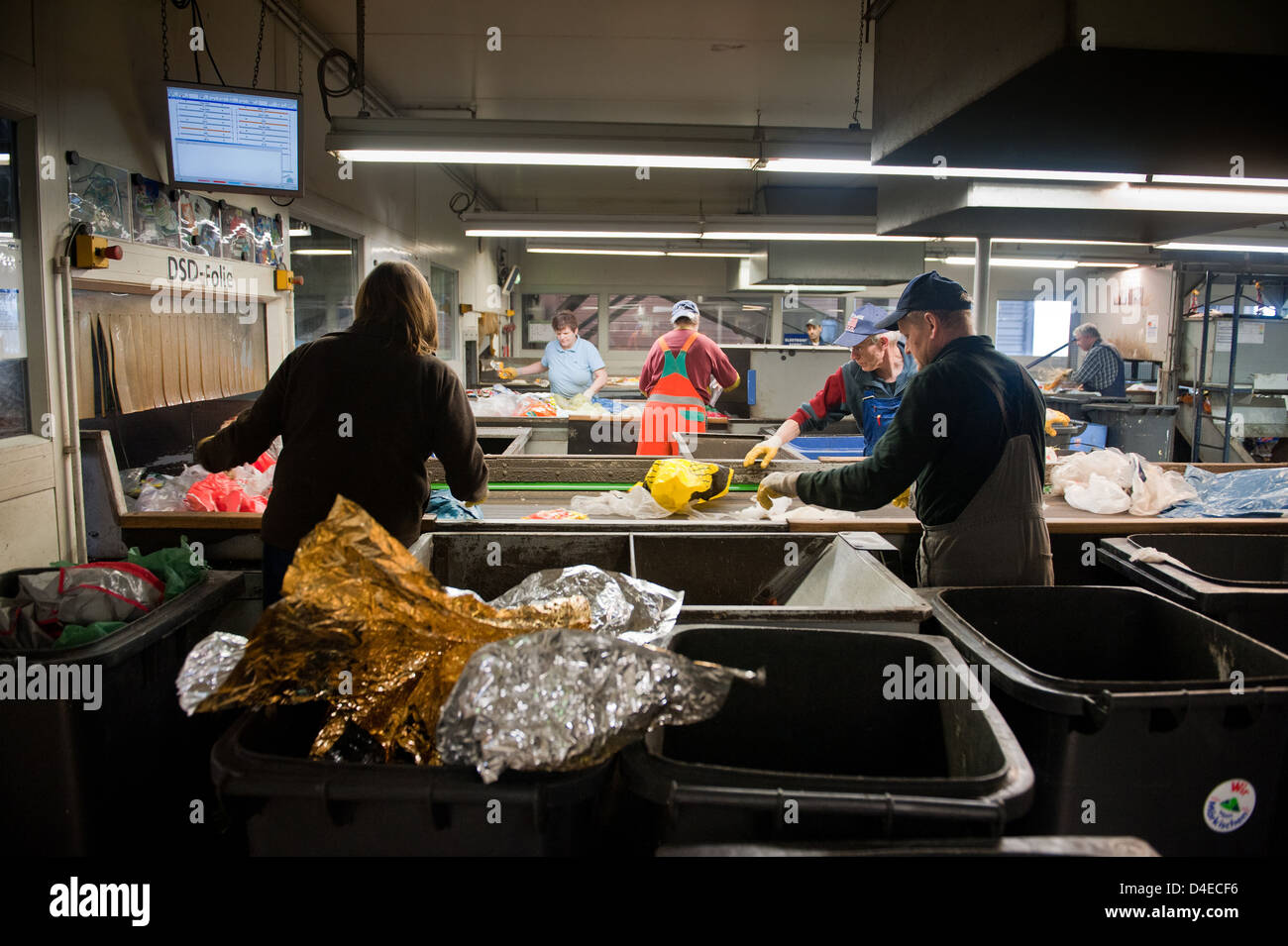 Berlin, Germany, GmbH on the recycling of Alba recycling Stock Photo ...