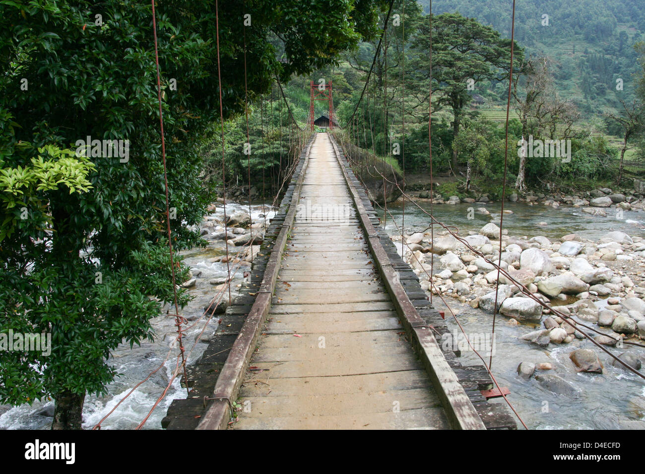 Vietnam wooden bridge hi-res stock photography and images - Alamy