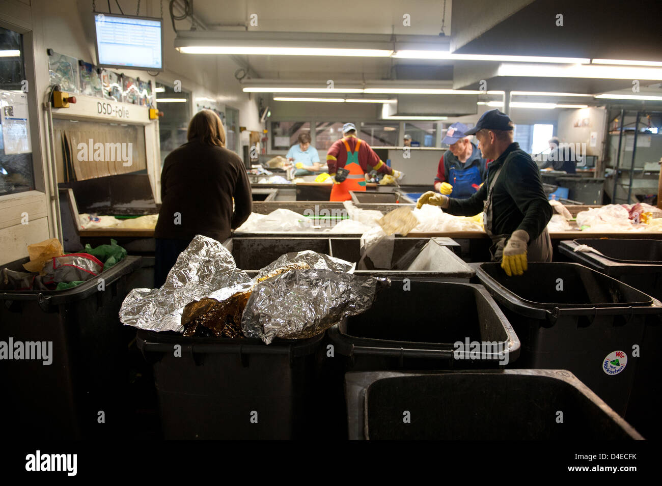 Berlin, Germany, GmbH on the recycling of Alba recycling Stock Photo ...