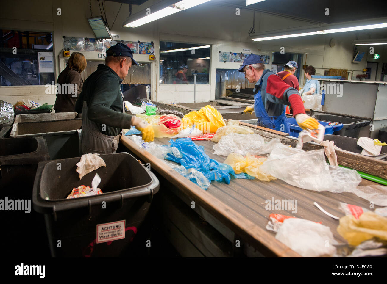 Berlin, Germany, GmbH on the recycling of Alba recycling Stock Photo ...