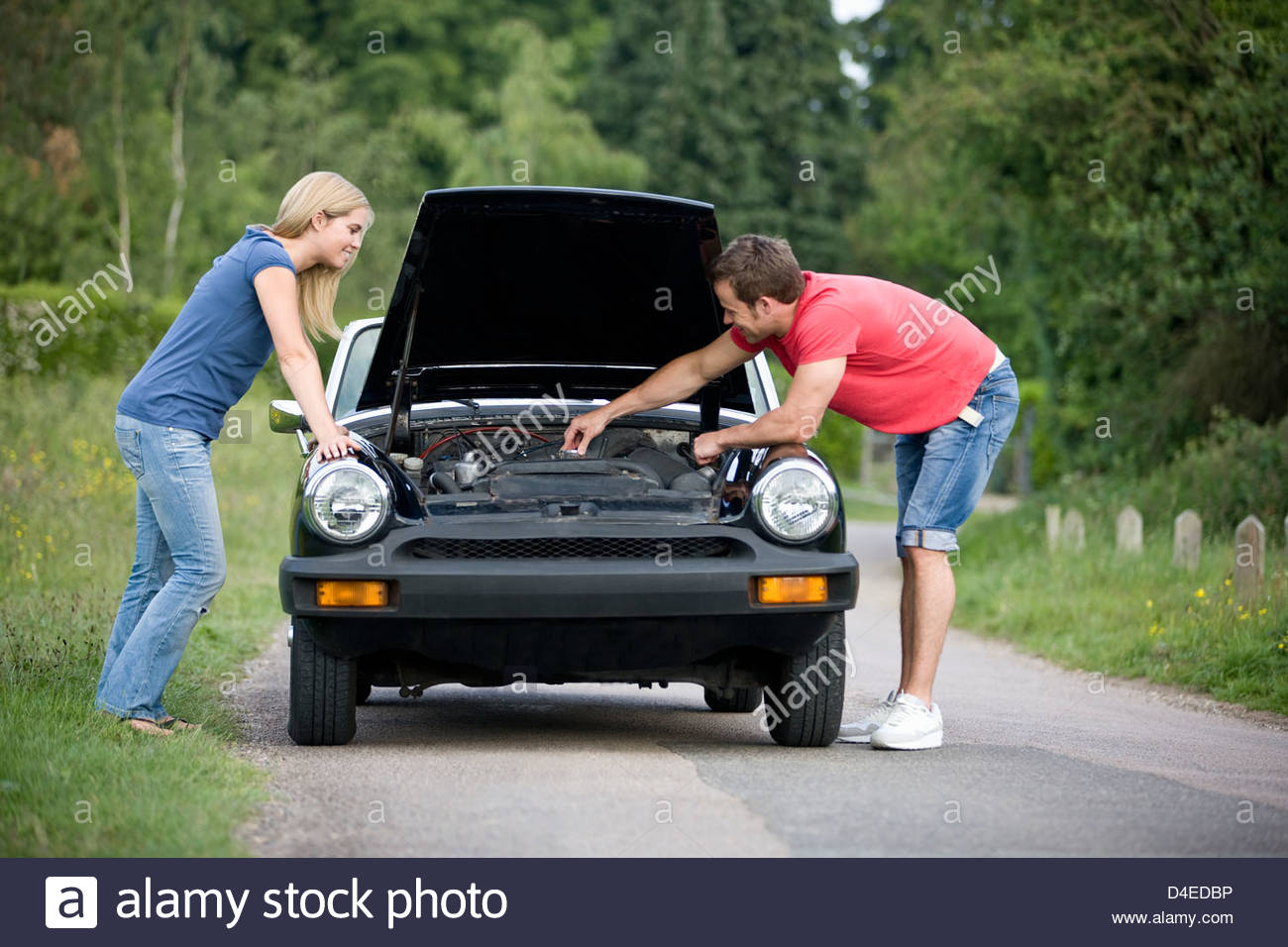 Broken Down Car Stock Photos & Broken Down Car Stock Images - Alamy