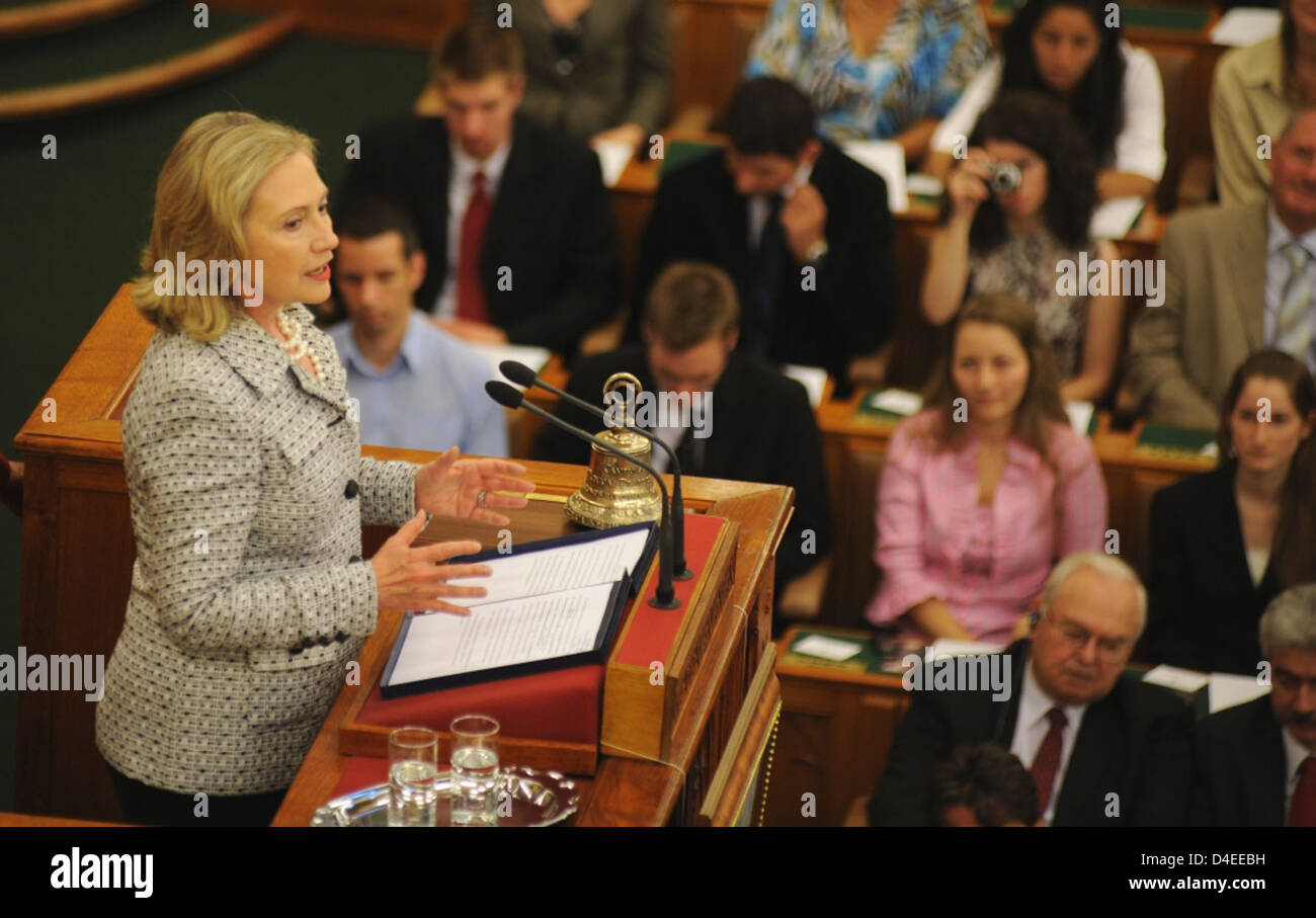 Secretary Clinton Delivers Her Speech During the Inauguration of the ...