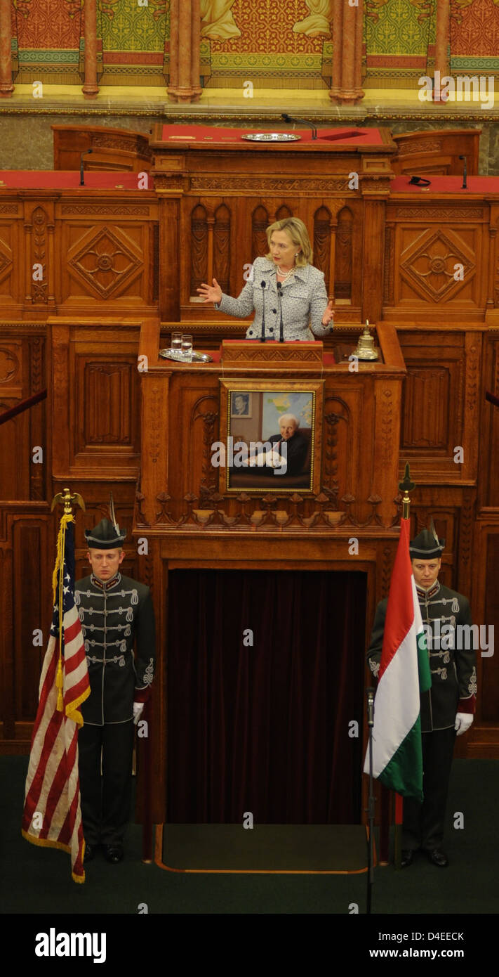 Secretary Clinton Delivers Her Speech During the Inauguration of the ...