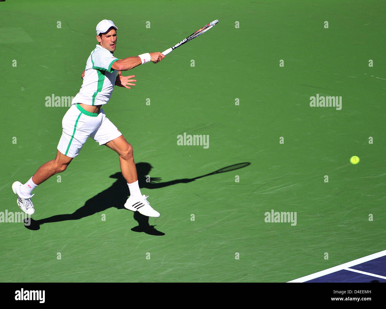 Indian Wells, California, USA. 12th March 2013. [1] Novak Djokovic (SRB ...