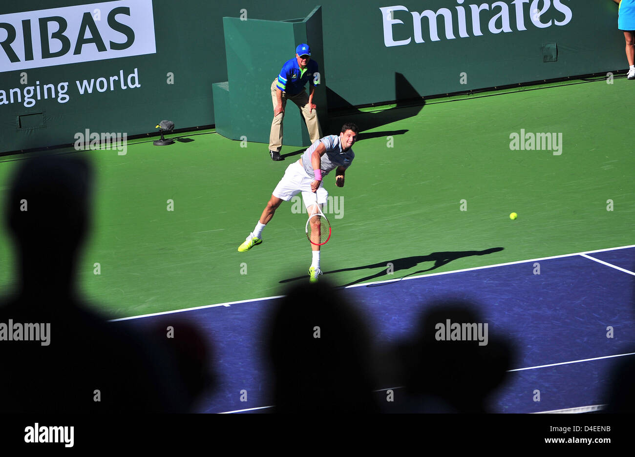 Indian Wells, California, USA. 12th March 2013. [31] Grigor Dimitrov ...
