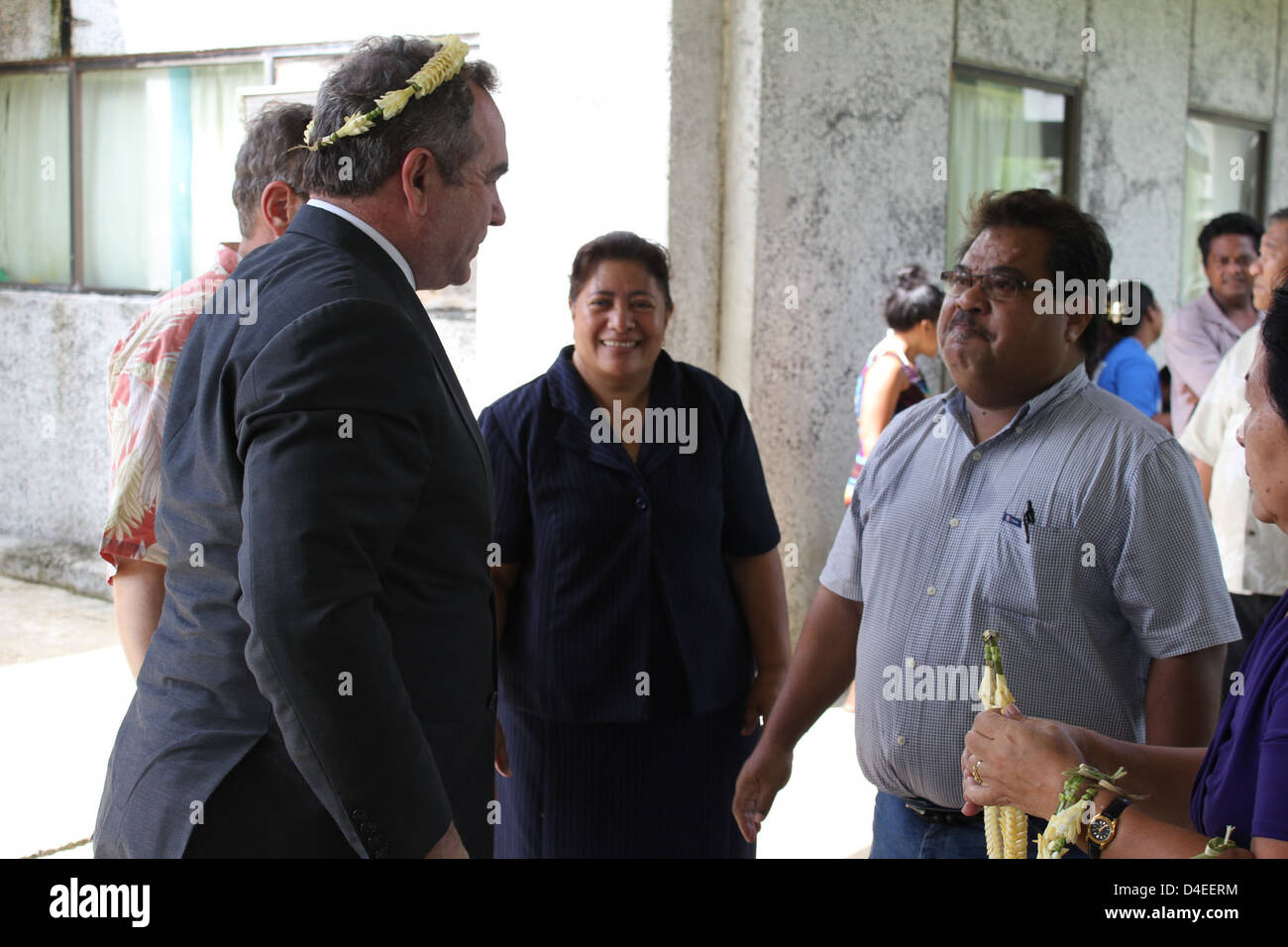 Assistant Secretary Campbell Is Greeted By Pohnpei State Governor Ehsa ...