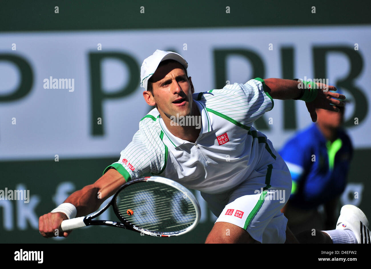 Indian Wells, California, USA. 12th March 2013. [1] Novak Djokovic (SRB ...