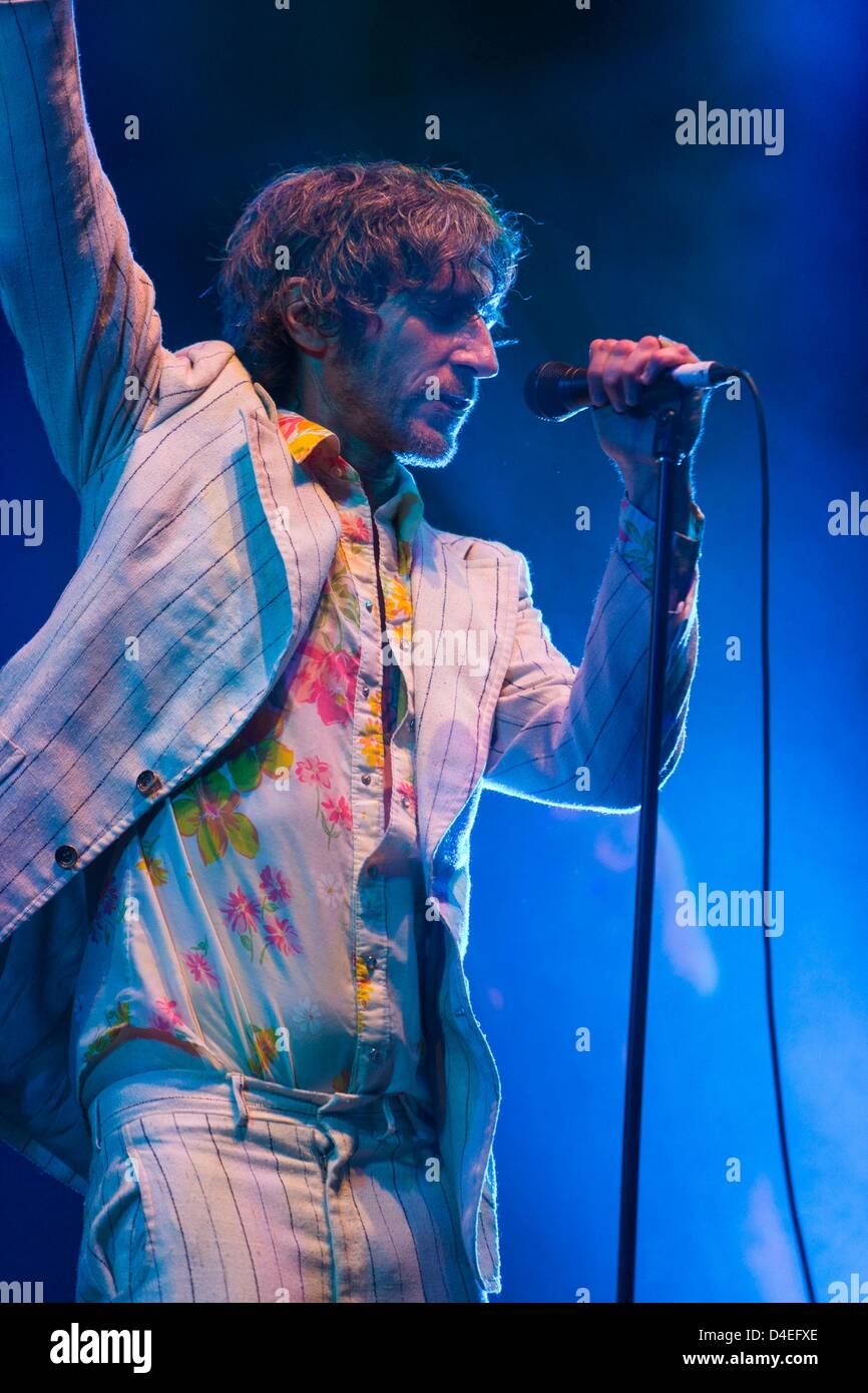 Tim Rogers and the Bamboos perform on the 10 March 2013 at Womadelaide ...