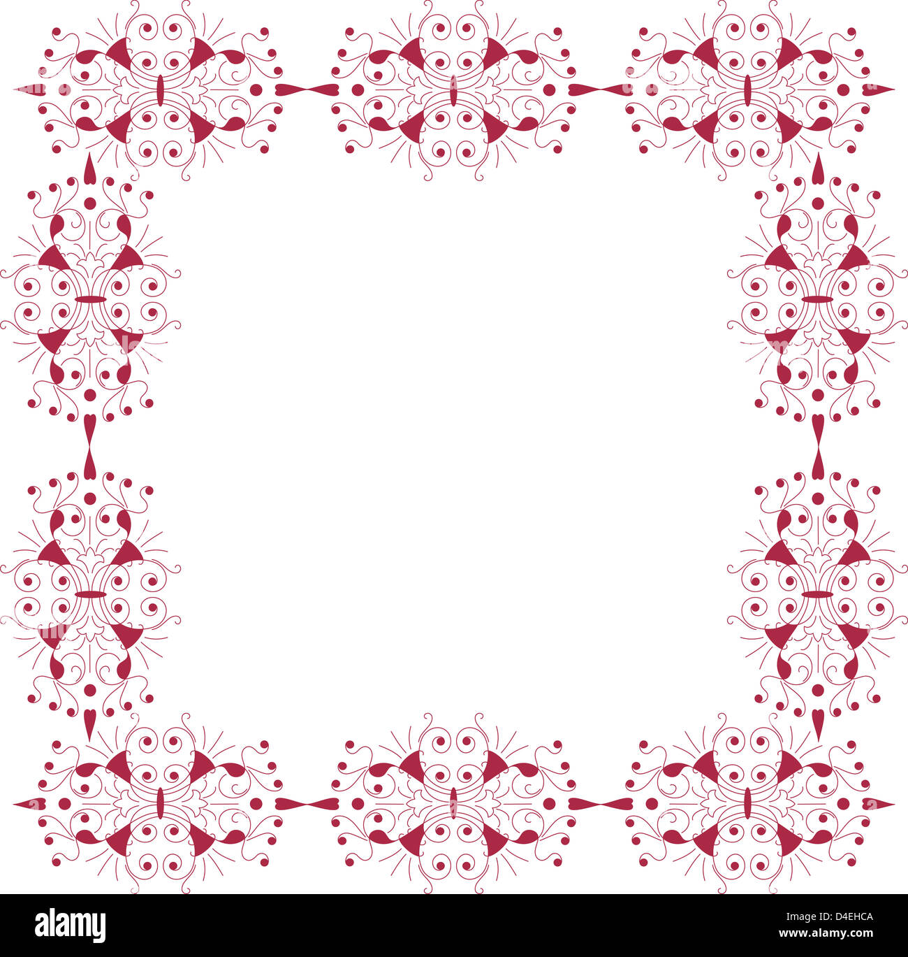 Red border hi-res stock photography and images - Alamy