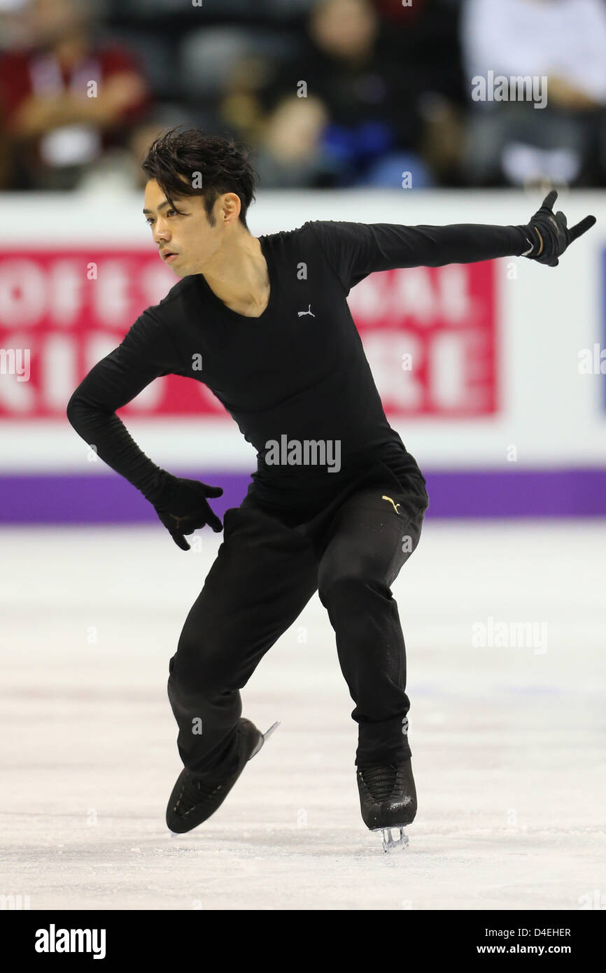 Budweiser Gardens, London, Canada. 12th March 2013. Daisuke Takahashi ...