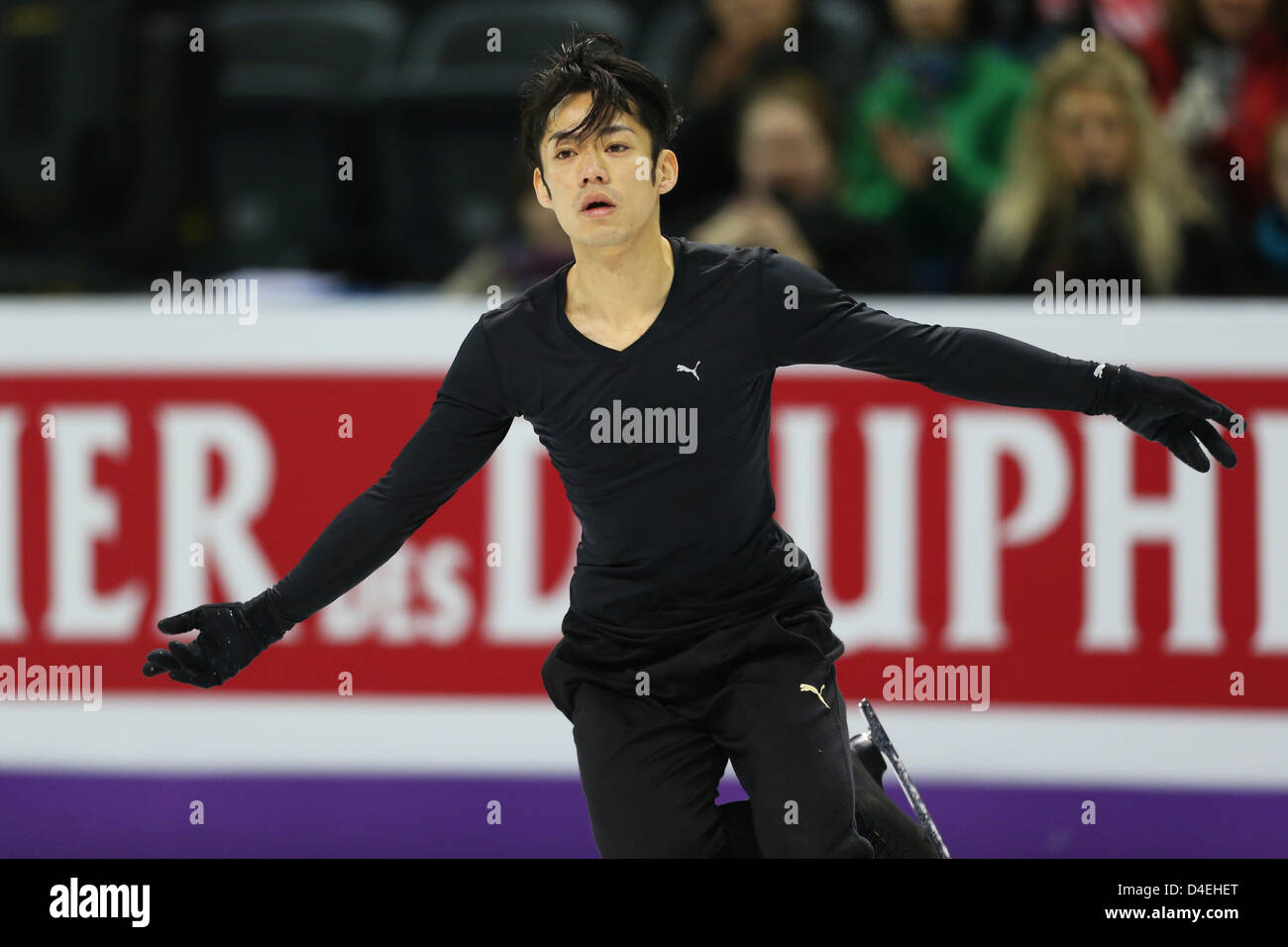 Budweiser Gardens, London, Canada. 12th March 2013. Daisuke Takahashi ...