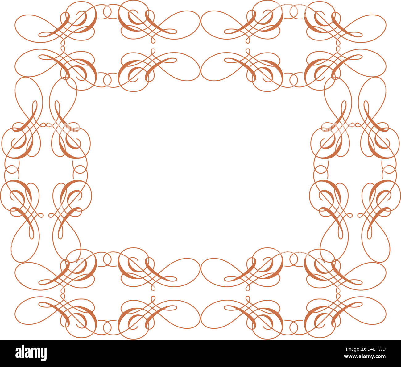 Calligraphic Border High Resolution Stock Photography and Images - Alamy