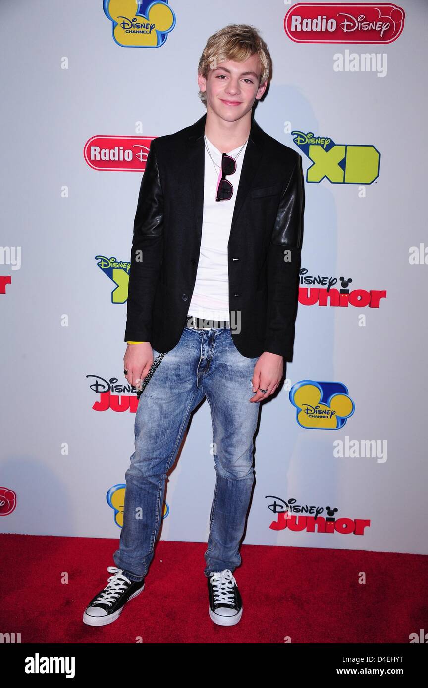 New York, USA. 12th March 2013. Ross Lynch at arrivals for Disney ...