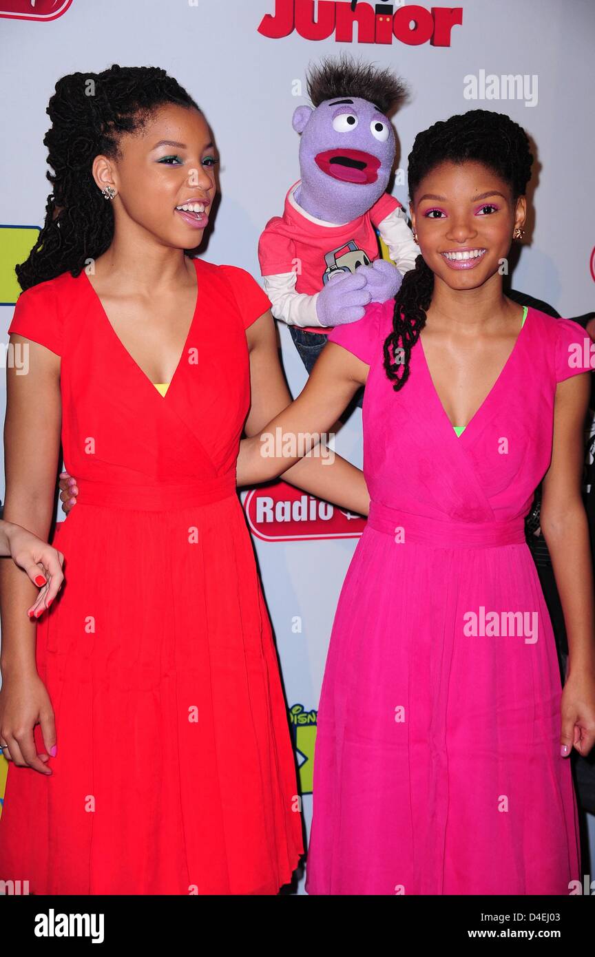 New York, USA. 12th March 2013. Chloe Bailey, Halle Bailey at arrivals ...