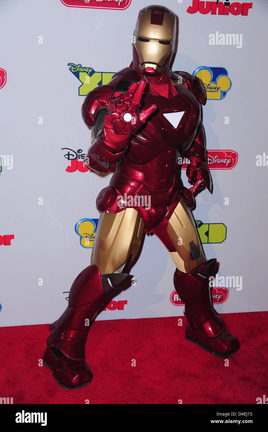 New York, USA. 12th March 2013. Iron Man at arrivals for Disney ...