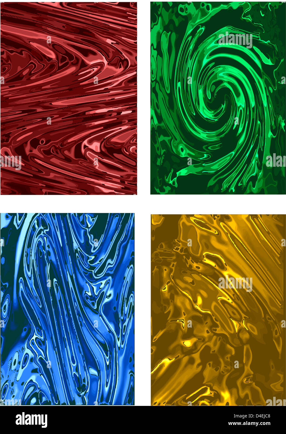 set of 4 shiny texture Stock Photo - Alamy