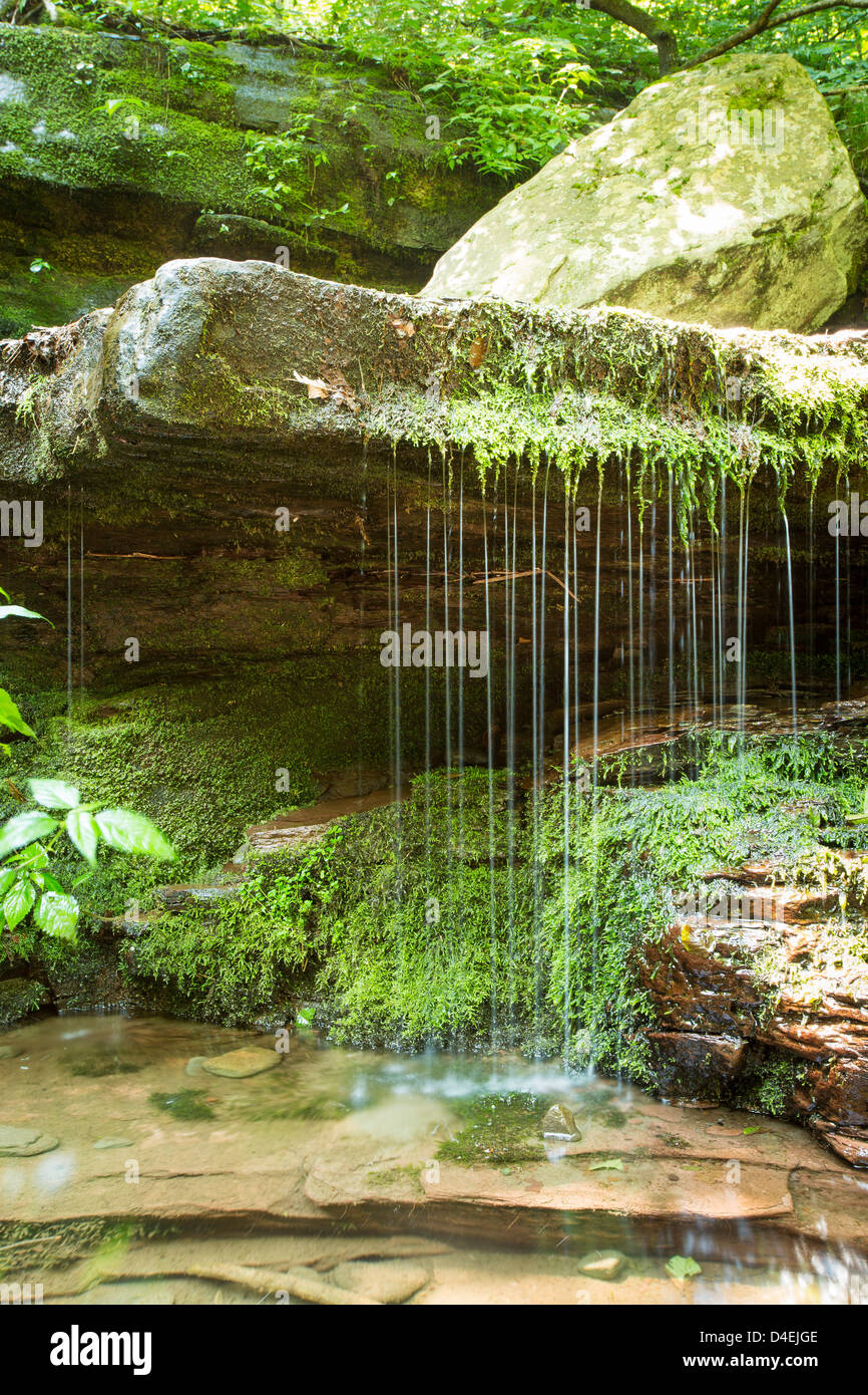 Diamond Falls in Catskill Mountain Region Stock Photo - Alamy