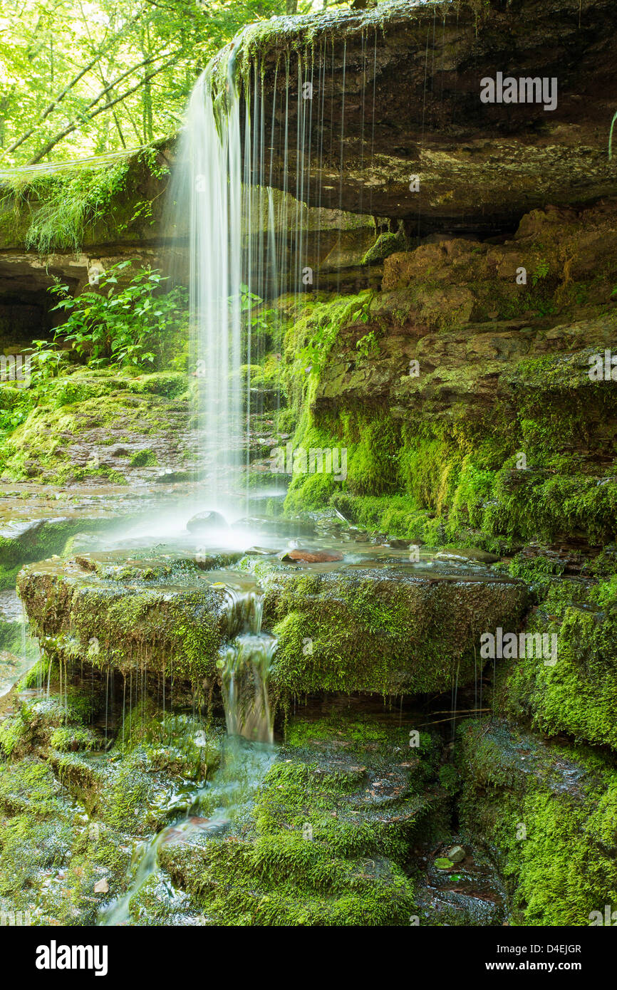 Diamond Falls in Catskill Mountain Region Stock Photo - Alamy