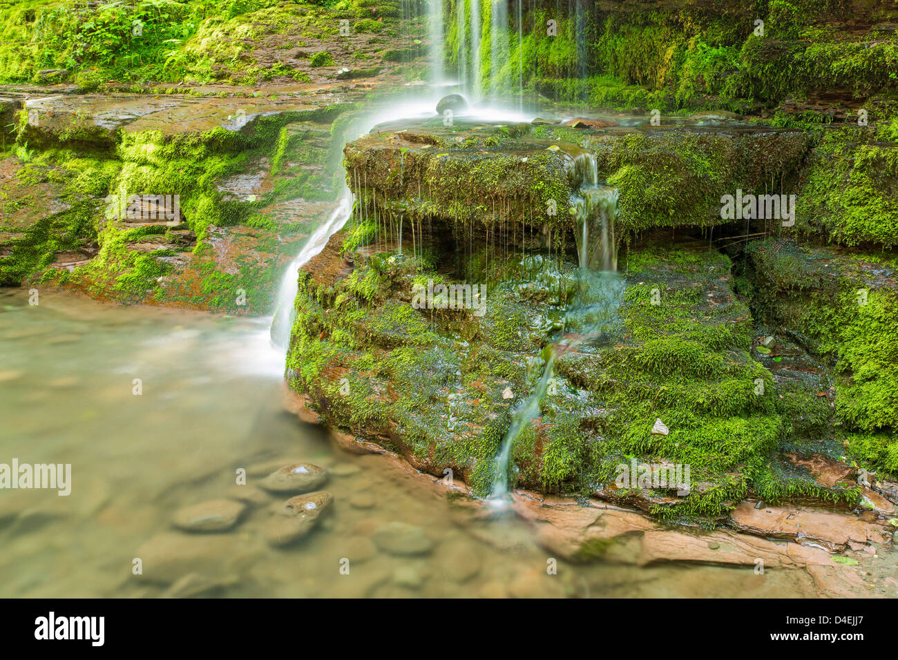 Diamond Falls in Catskill Mountain Region Stock Photo - Alamy