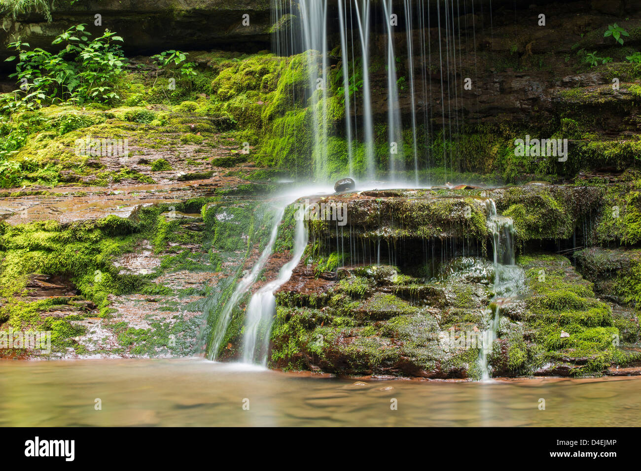 Diamond Falls in Catskill Mountain Region Stock Photo - Alamy