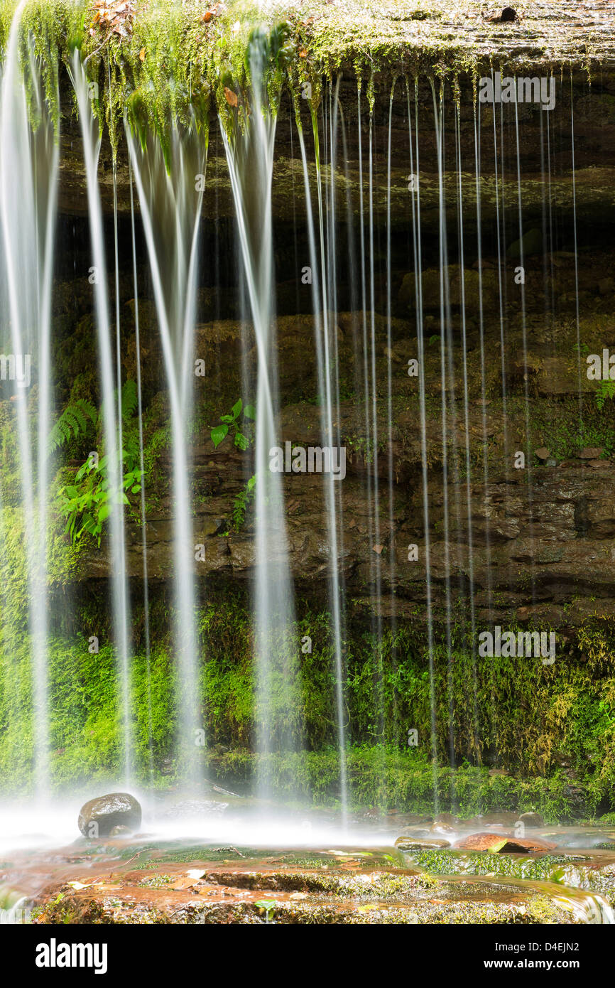 Diamond Falls in Catskill Mountain Region Stock Photo - Alamy