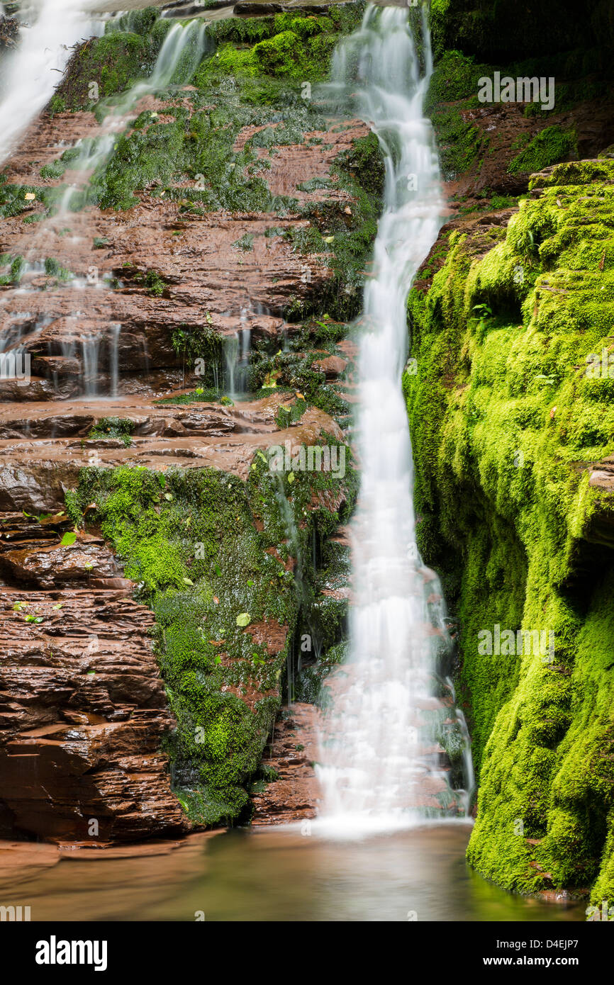 Diamond Falls in Catskill Mountain Region Stock Photo - Alamy