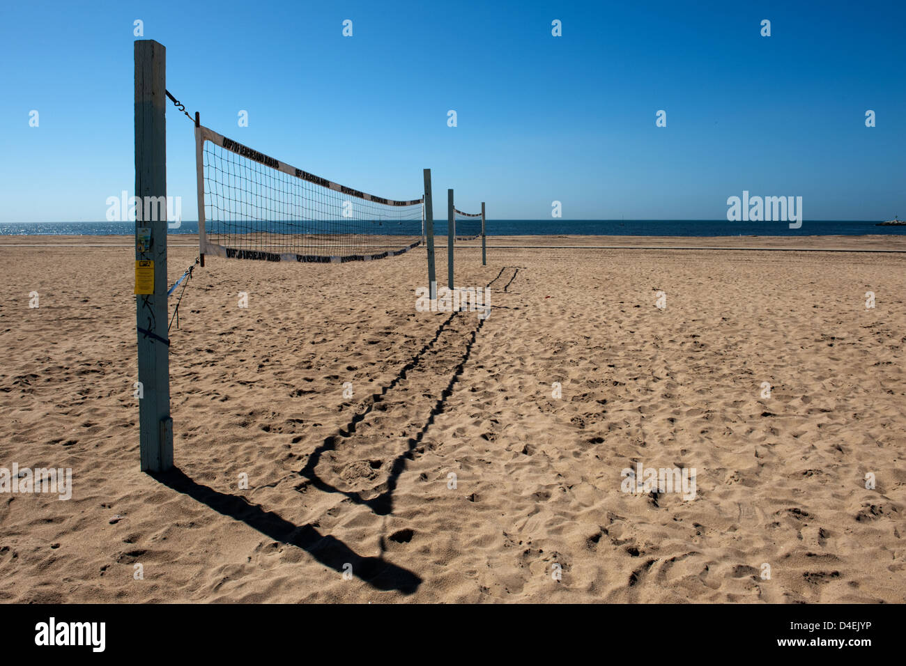 Los Angeles, USA, Del Ray Beach Lagoon, Beach volleyball Stock Photo ...