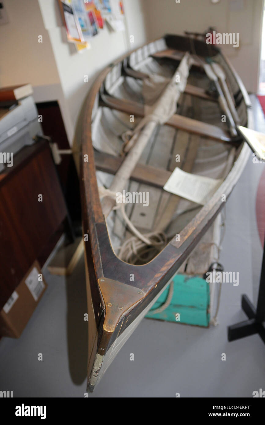 A boat built in 1860, displayed at the Sail, Power & Steam Museum in ...