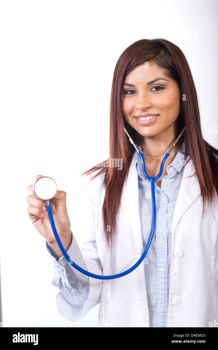 Female doctor in a modern office Stock Photo - Alamy