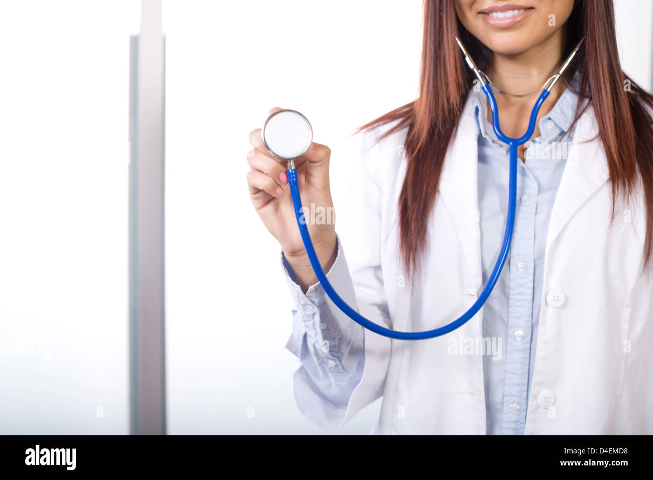 Female doctor in a modern office Stock Photo - Alamy