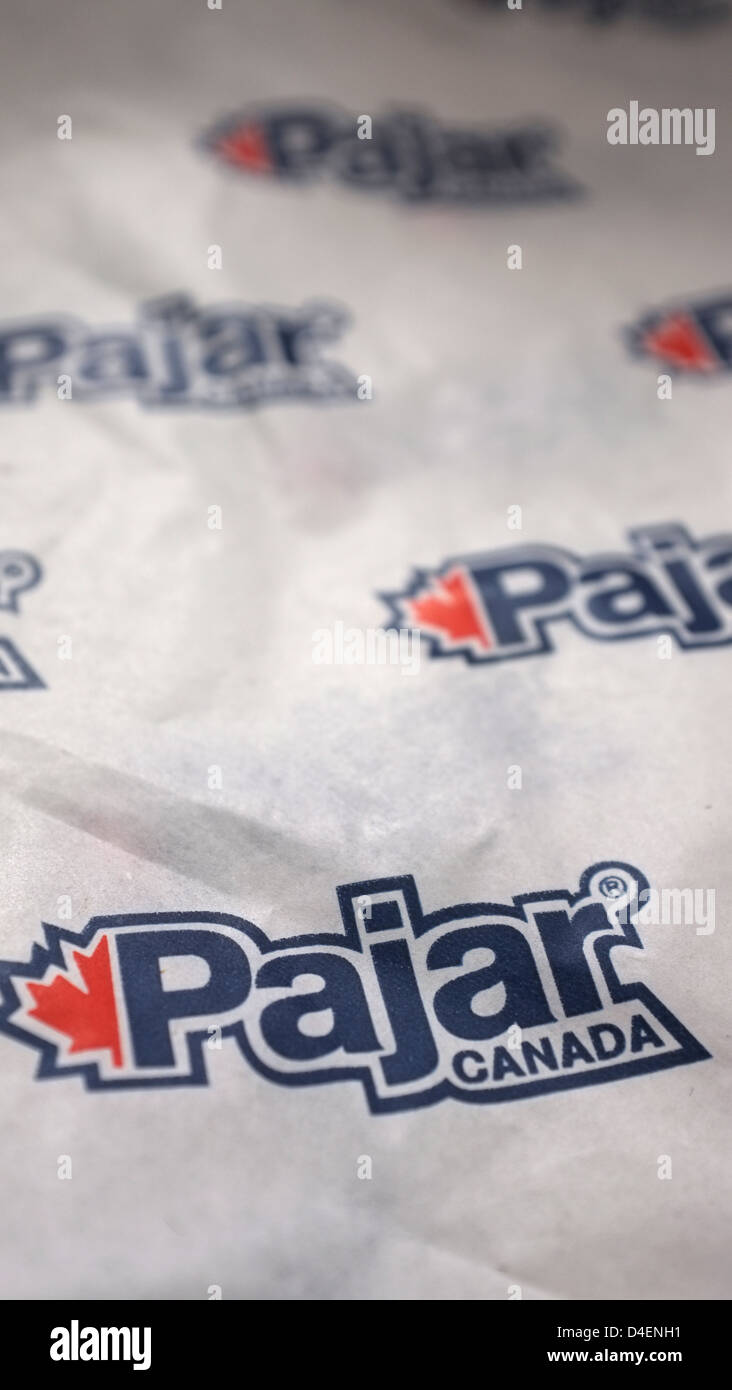 A logo for Canadian company Pajar. The company specializes in winter ...