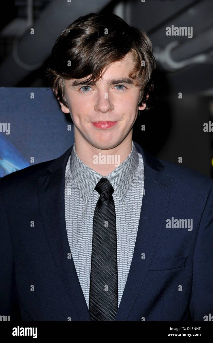 Los Angeles, California, USA. 12th March 2013. Freddie Highmore at ...