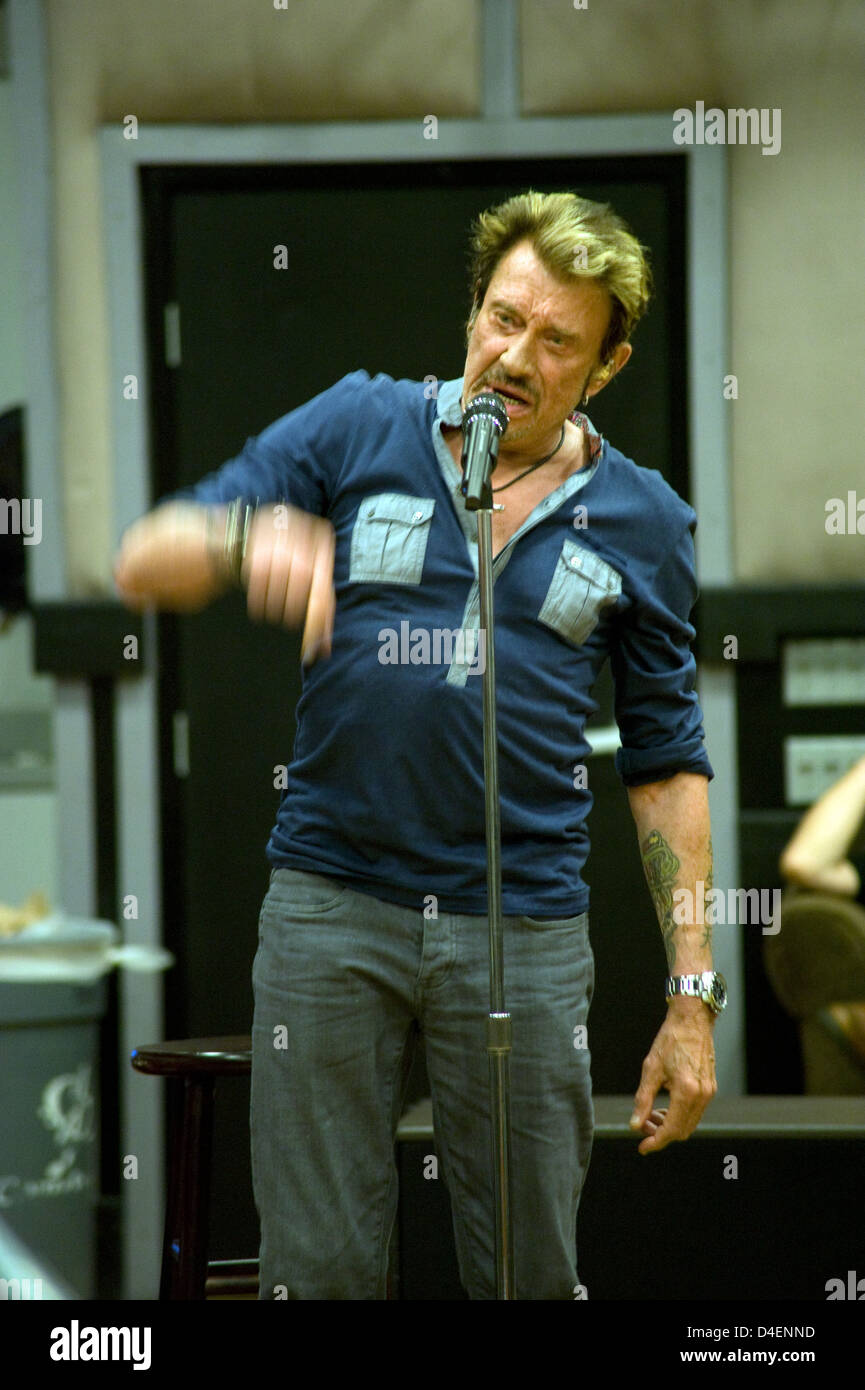 Johnny hallyday french singer hi-res stock photography and images - Alamy